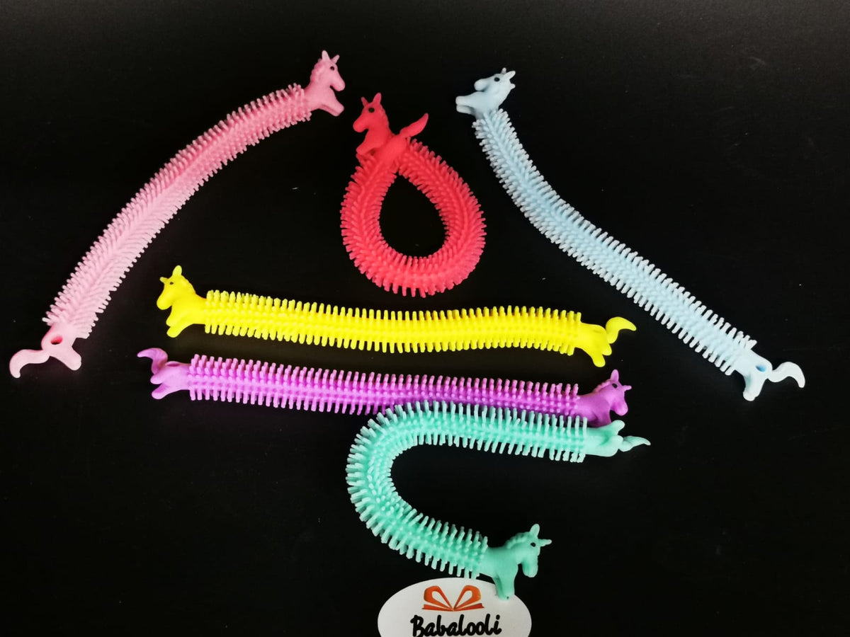 Wiggly Unicorn worm - Sensory play – Babalooli